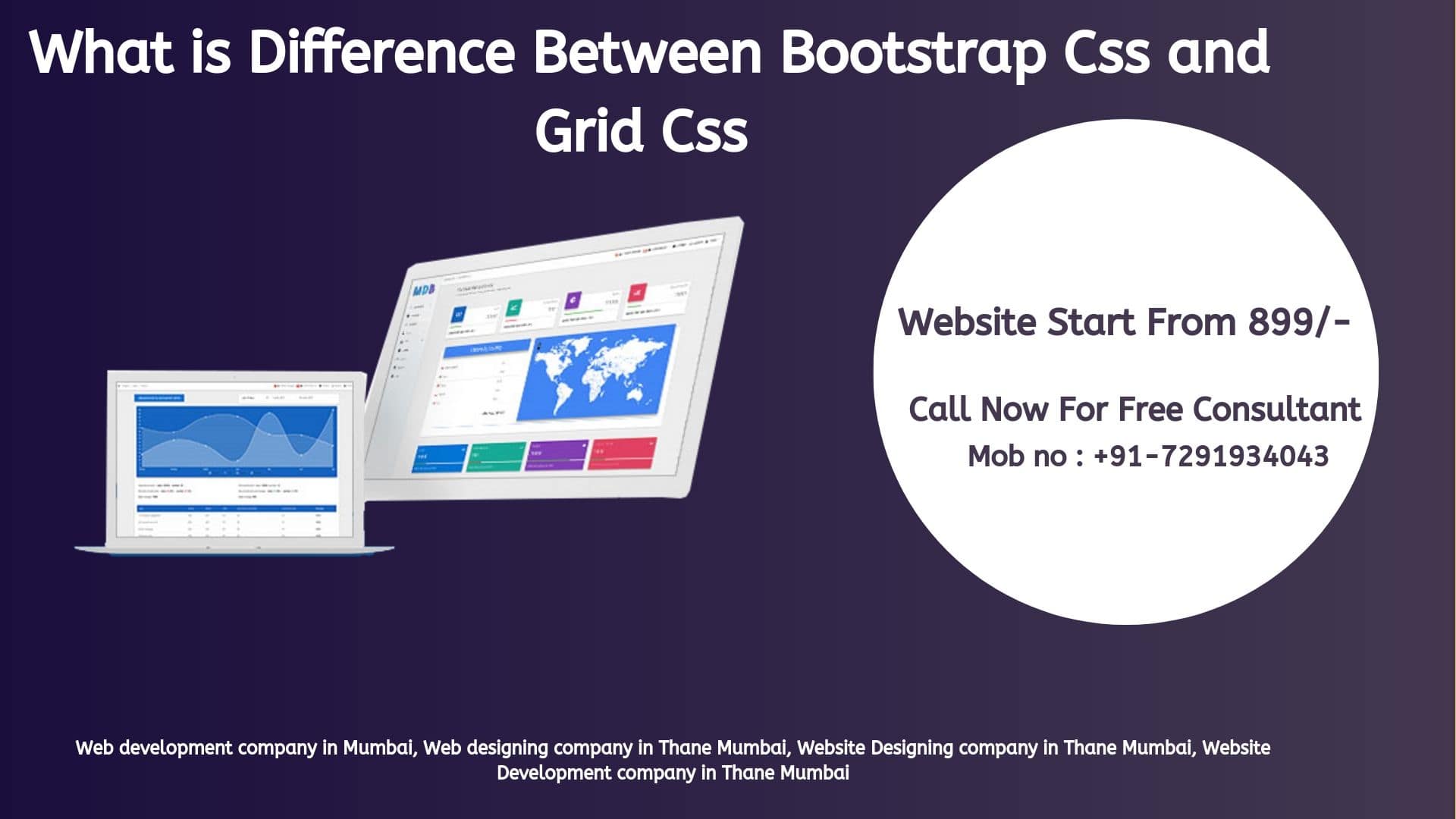 What is Difference Between Bootstrap CSS and Grid CSS — Blogs